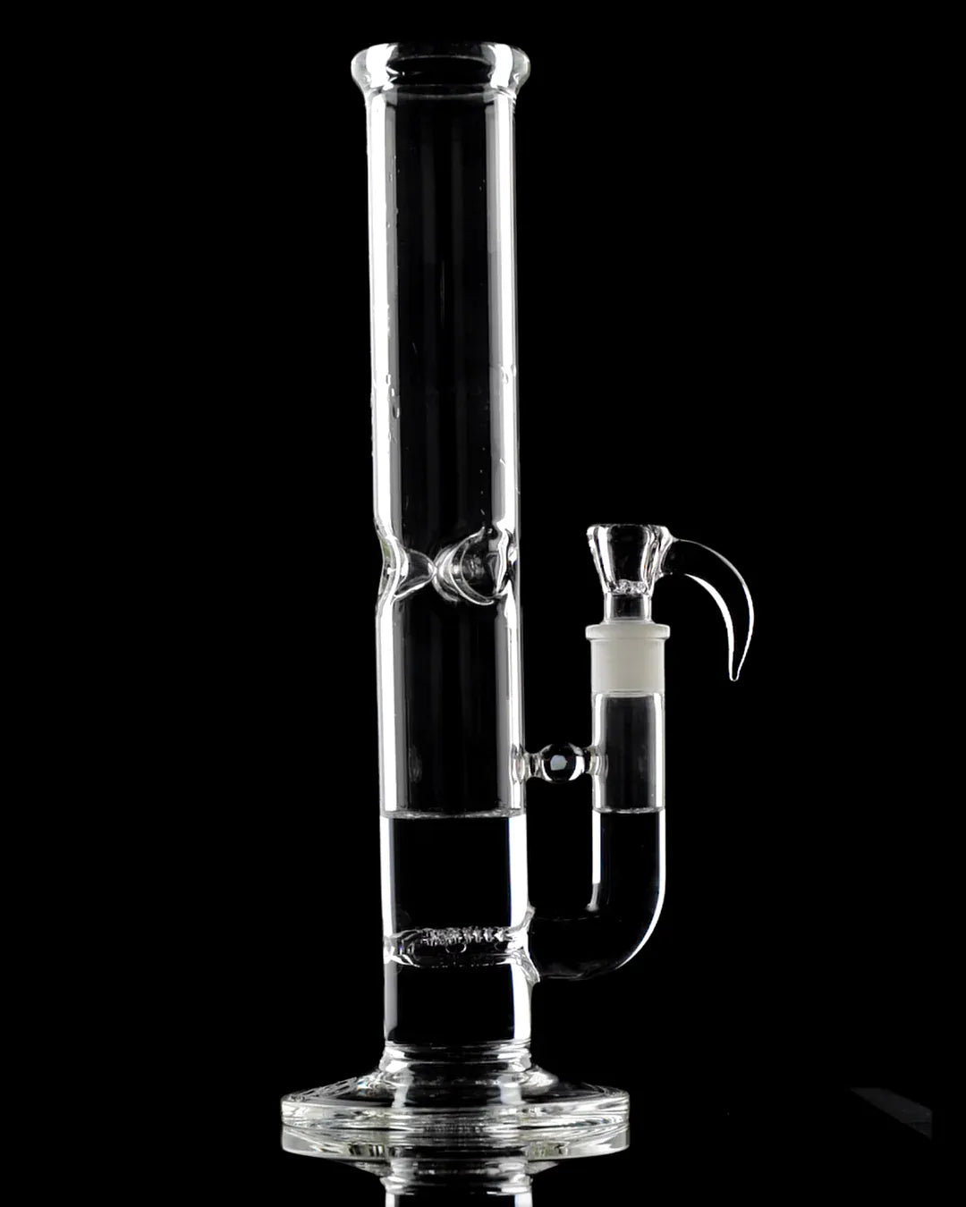 Greek Glass Double Gridded Straight Tube w/ Opal – Headies Hideout