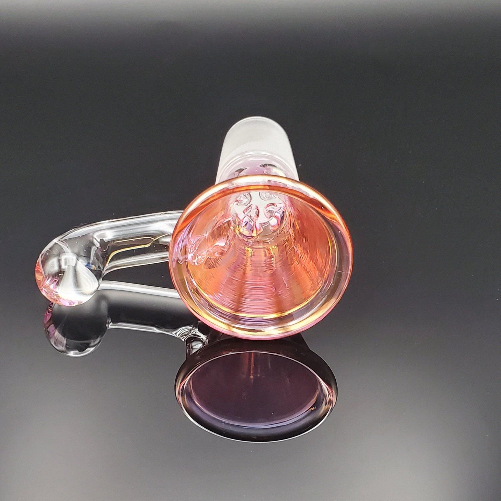 Freddy Home Blown Glass - 19mm Pinch Slide - Med - Rose