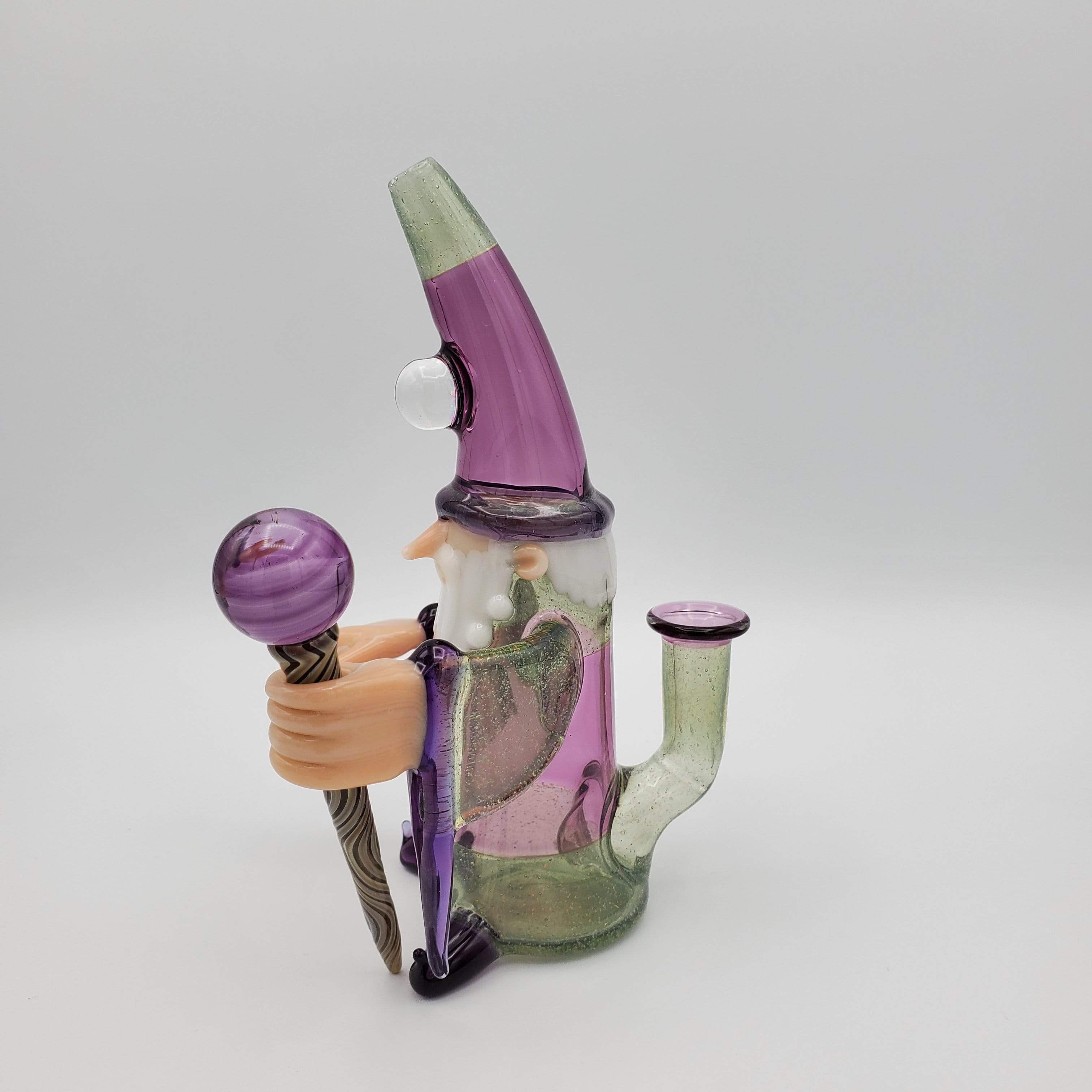 Phil Siegel Wizard - Gold Amethyst and Crushed Opal over Satin Potion